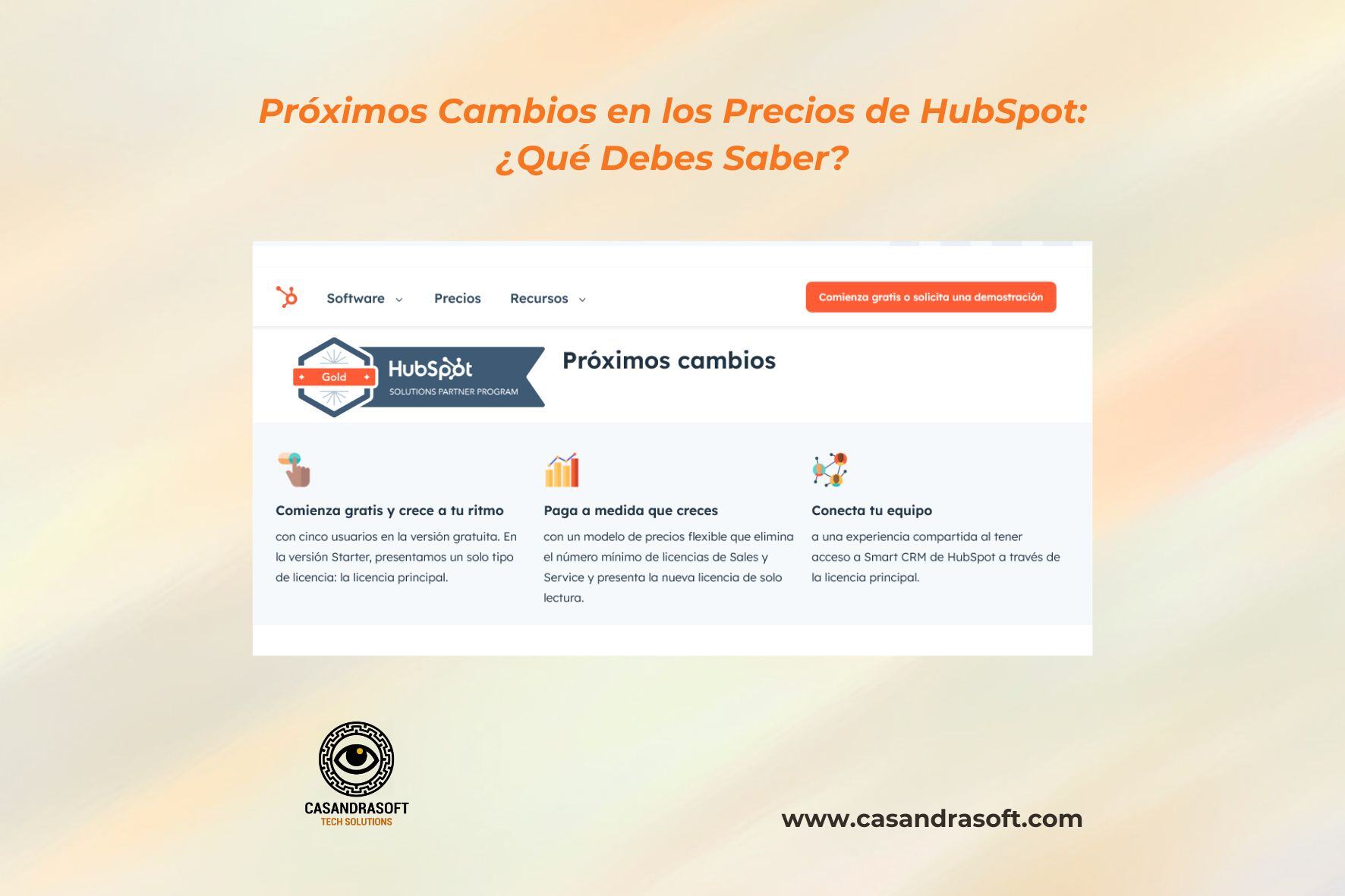 Novedades en los Precios de HubSpot, descubre lo qué debes saber.